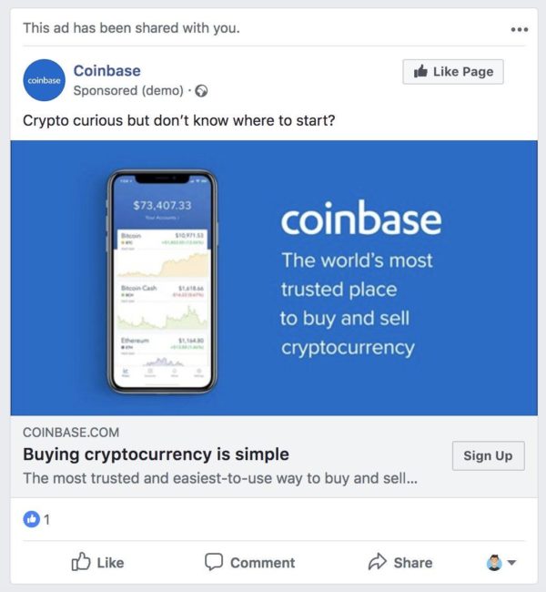 Coinbase Acquisition Rumors Amid Google & Facebook Ad Ban Reversals